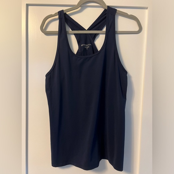 Beyond Yoga | Tops | Beyond Yoga Criss Cross Back Workout Tank Medium ...
